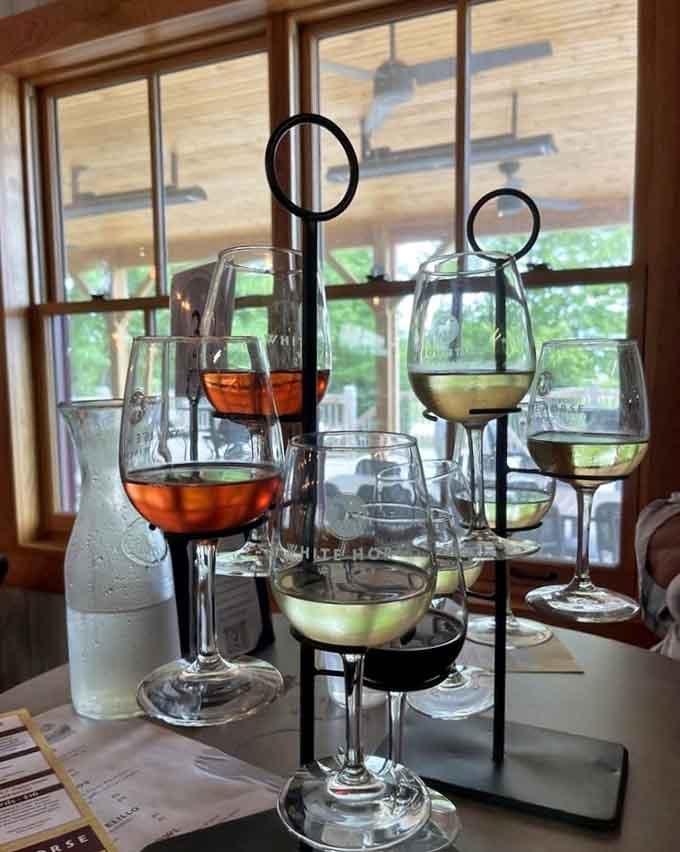 A wine flight that takes you on a journey without leaving your seat or dealing with TSA.