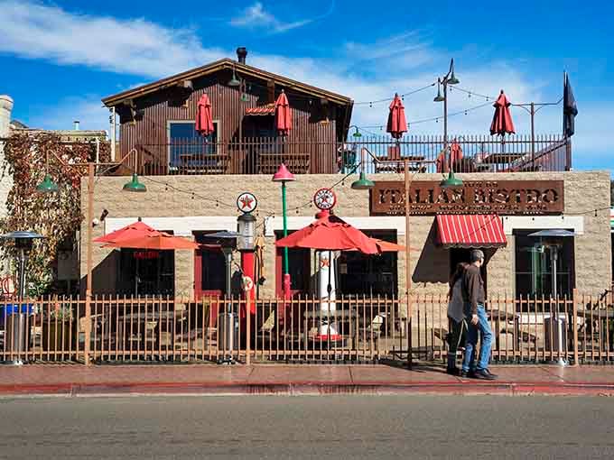 Station 66 brings the roadhouse vibe with outdoor seating perfect for watching the world cruise by on Route 66.