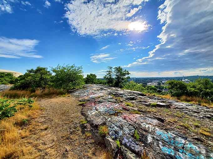 Rag Rock Hill offers views that remind you Massachusetts has more to offer than just traffic and parking headaches.