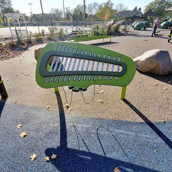 This outdoor xylophone turns every kid into a musician, creating symphonies that only parents could love.