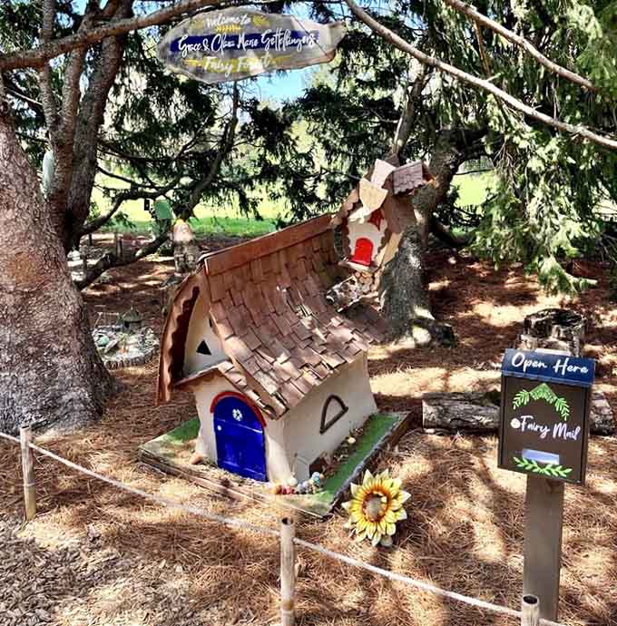 This whimsical fairy house is cuter than anything you'll find on HGTV, and the rent's probably better too.