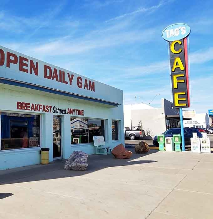 When "Breakfast Served Anytime" is your town motto, you know priorities are properly aligned for the good life.