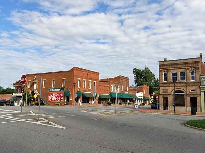 That vintage Coca-Cola sign isn't retro decoration—it's the real deal, surviving decades of Georgia summers and stories.