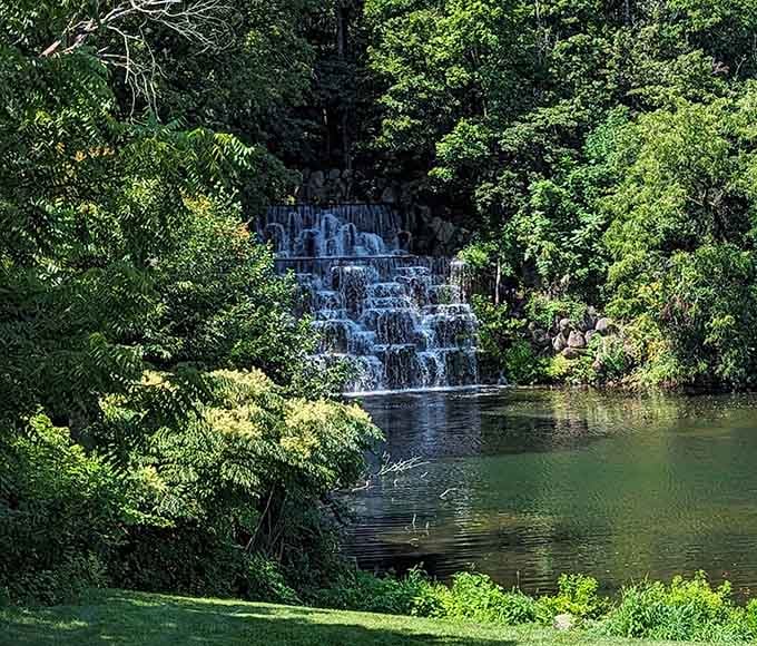 Framed by emerald trees, this cascading wonder proves that the best discoveries are often hiding in plain sight.