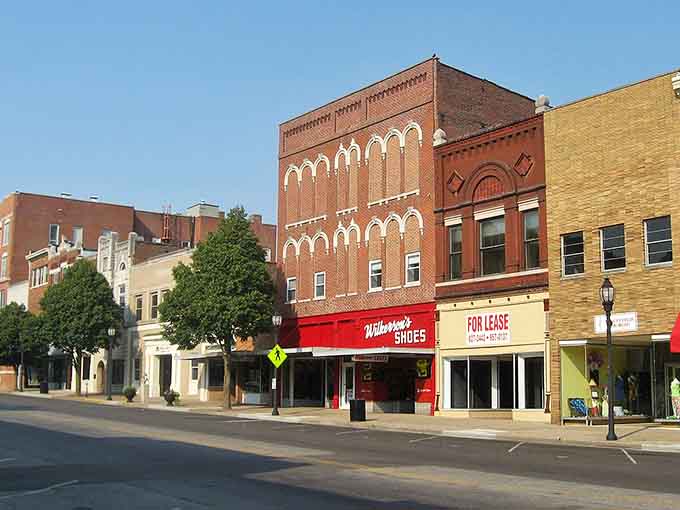 That ornate brick facade with arched windows speaks to craftsmanship from an era when buildings were built to last.