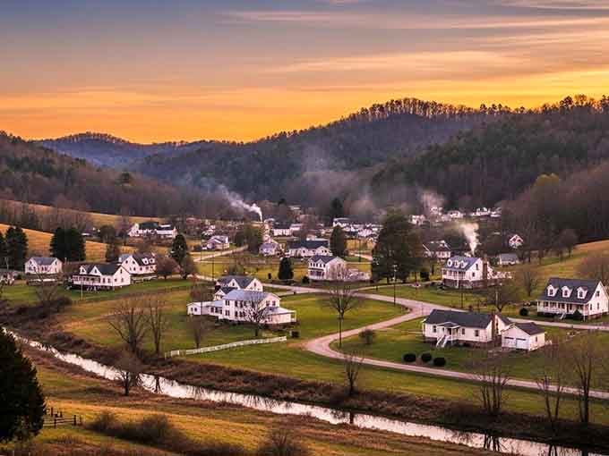 Linden's peaceful street invites leisurely exploration, where every corner reveals another layer of authentic Americana.