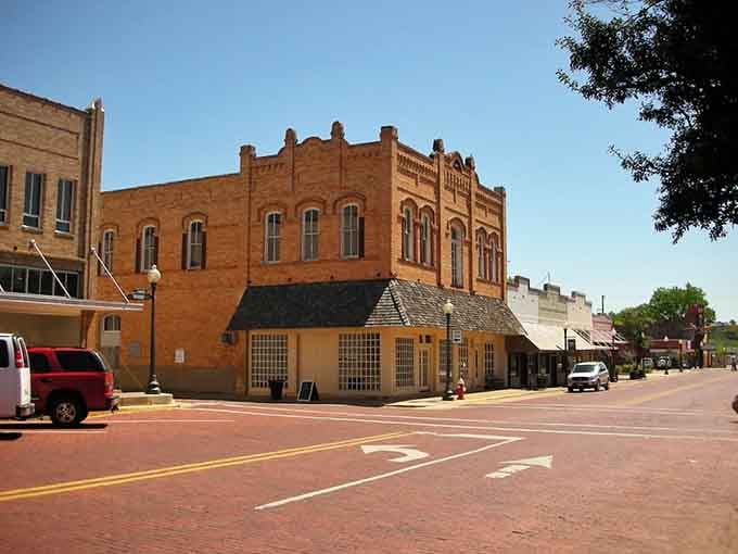 Historic jewelry stores and weathered stone buildings stand testament to a town where time moves at retirement pace.