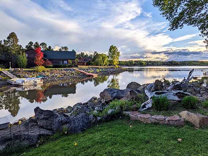 When the water mirrors the sky this perfectly, you've found nature's own meditation spot worth protecting.