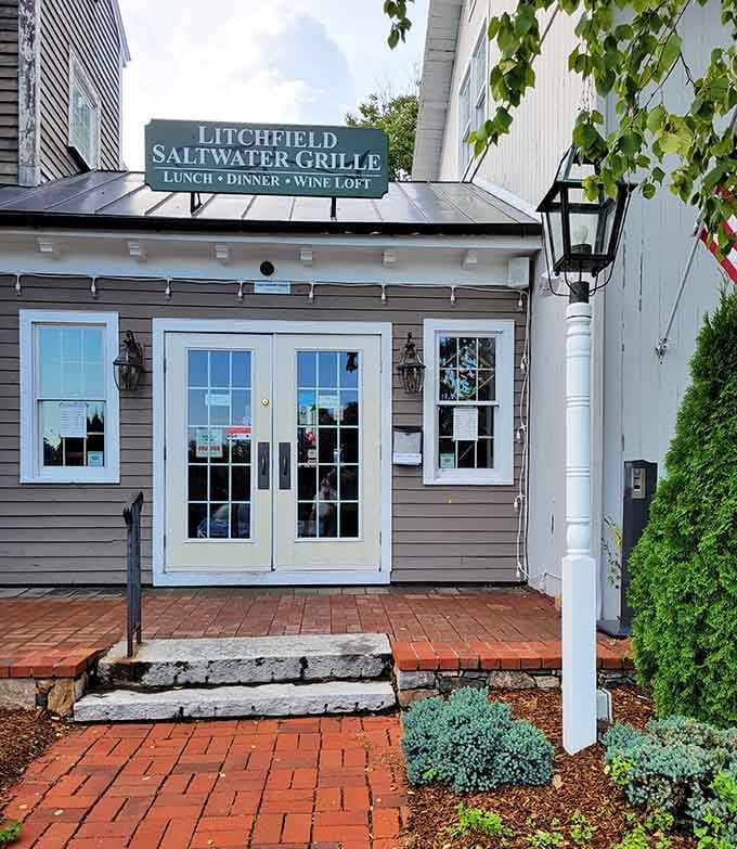 Brick walkways and classic New England architecture welcome you like an old friend bearing gifts of filet.