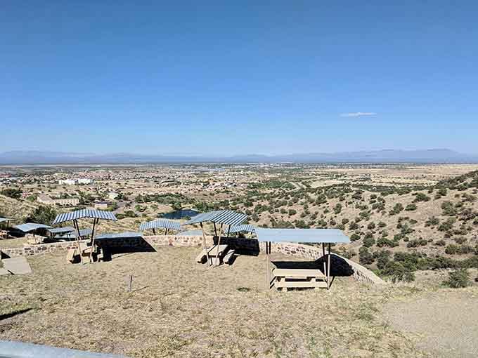 Sierra Vista spreads beneath mountain ranges where military history blends with civilian comfort and sensible retirement living costs.