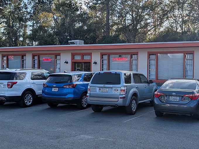 A full parking lot before noon on a weekday is the ultimate endorsement no advertisement can buy.