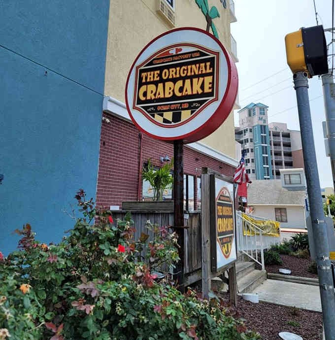 When a sign boldly declares "The Original," you know they've earned the right to brag about their crab cakes.