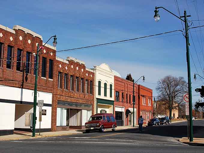 Historic buildings frame empty streets where the pace is slower and the architecture whispers tales of simpler times.
