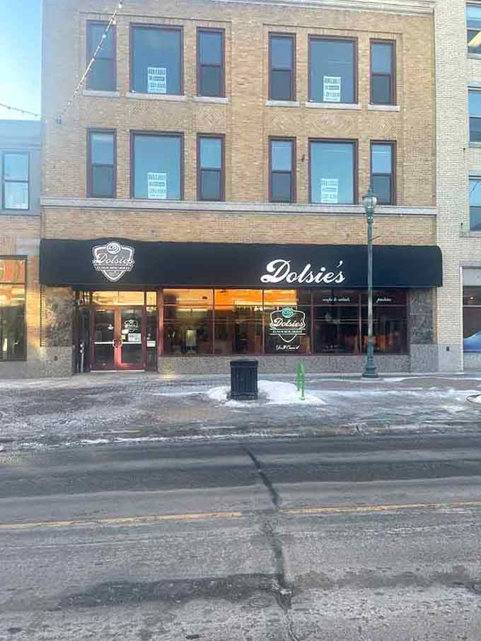 The classic architecture framing this downtown gem reminds us that great comfort food never really goes out of style here.
