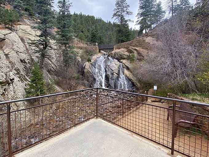 The viewing platform puts you front and center for nature's show, safe and perfectly positioned.