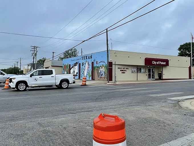 Those colorful murals celebrate local pride in a town that knows exactly who it is and likes it.
