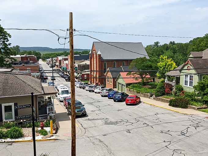 Church steeples rising above Main Street have guided travelers home for longer than any GPS system.