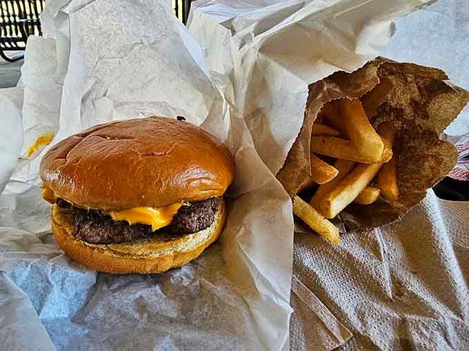 That golden ratio of burger to fries is mathematically proven to cure bad moods and highway fatigue.