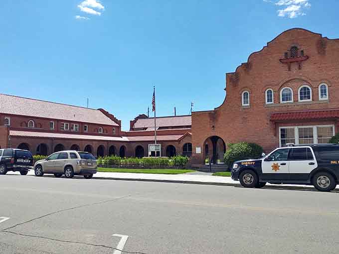 The Alamosa County Courthouse stands as a reminder that civic architecture once had actual character.