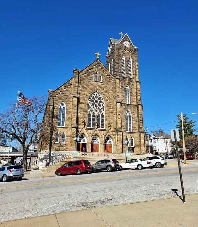St. Mary's Catholic Church stands as a stunning example of Gothic Revival architecture that's been inspiring locals for generations.