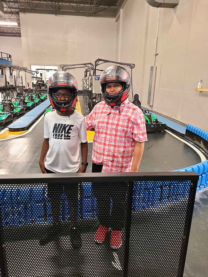 The next generation of speed demons, proving that racing talent has no minimum age requirement whatsoever.