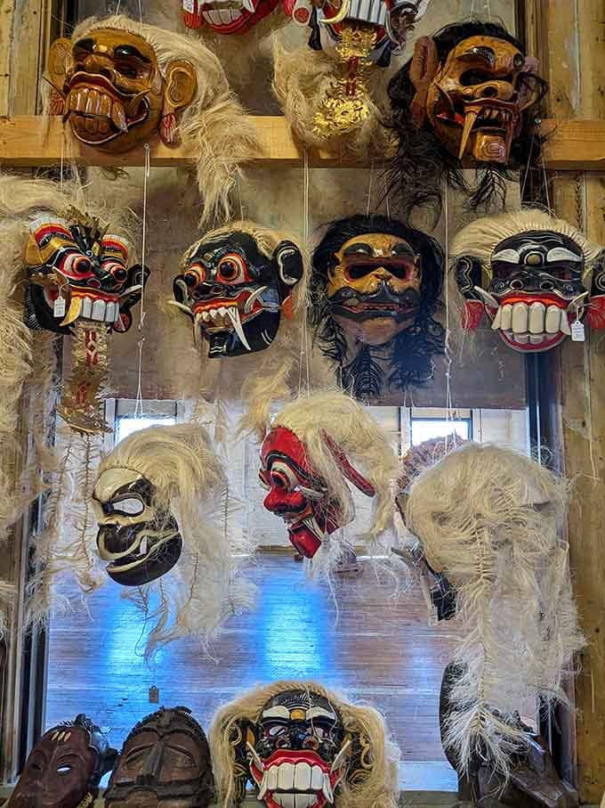 These ceremonial masks prove that "interesting wall decor" means very different things to very different people.