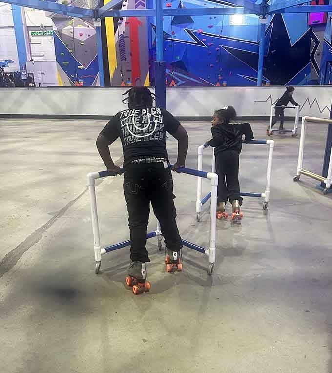 Roller skating returns with a vengeance, proving the '70s had at least one thing figured out.