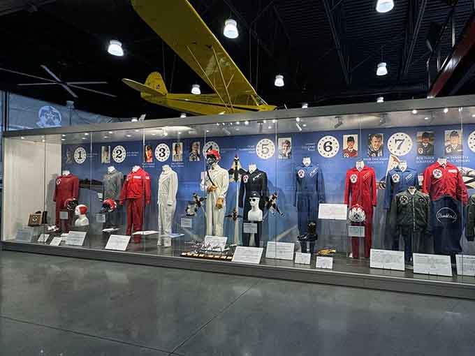 These uniforms represent generations of service, each one telling silent stories of courage and dedication across decades.