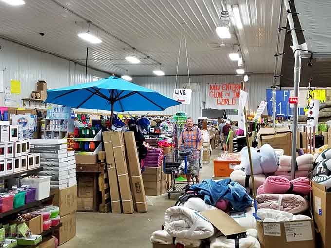 The vast interior stretches before you like a treasure map where X marks every single aisle.