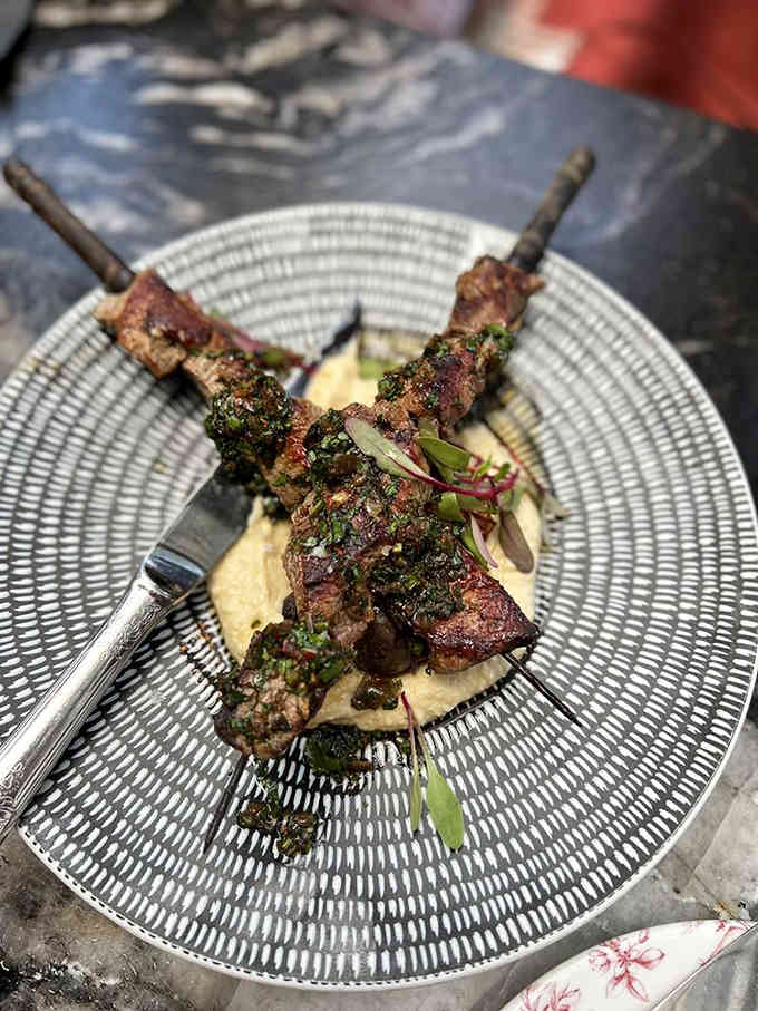 These steak kabobs are so perfectly charred and herb-crusted, they make regular dinner seem like a missed opportunity for greatness.