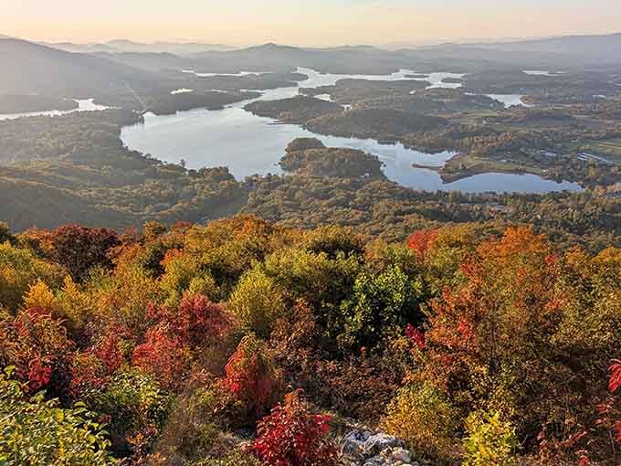 Fall transforms Bell Mountain into a painter's palette, with colors that make your camera weep with joy.