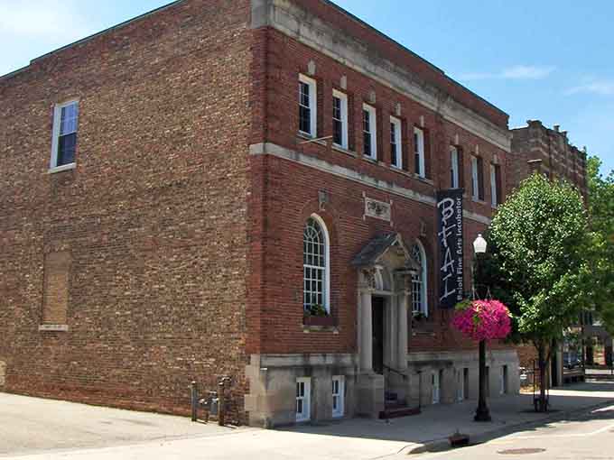 The historic Beloit Art Center building shows how industrial bones can house creative souls without losing their character.