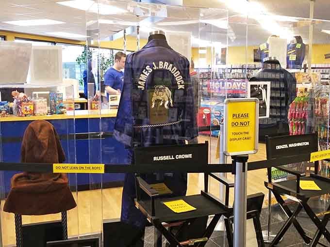Russell Crowe's jacket reminds us that some memorabilia deserves better than your basement storage unit.