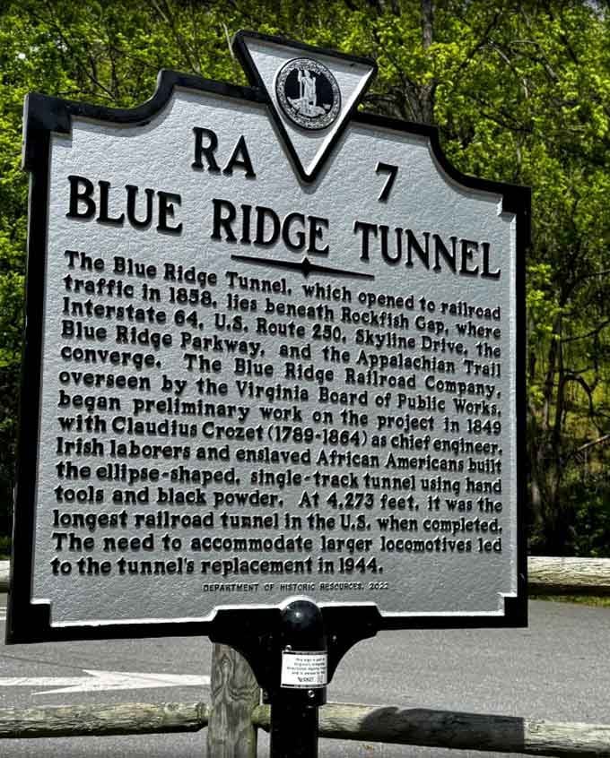 History lessons don't usually involve walking, but this marker tells stories worth reading before your underground trek begins today.