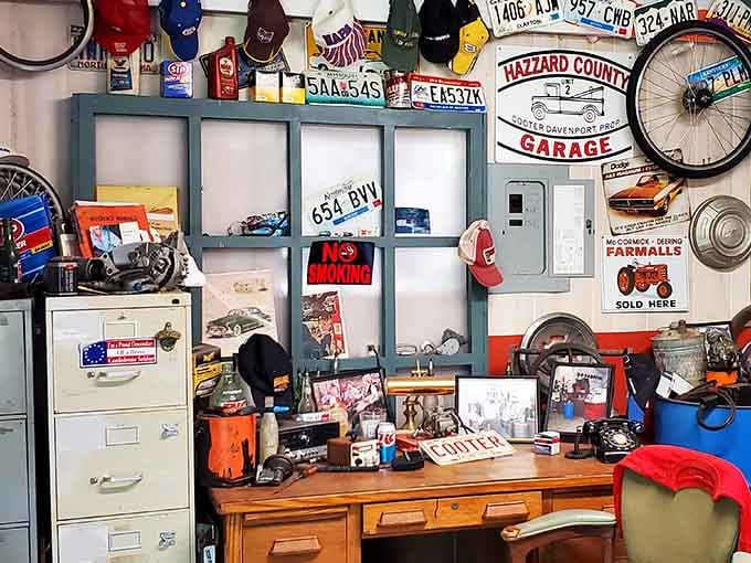 Cooter's garage never looked this good, even when the cameras were rolling every week.