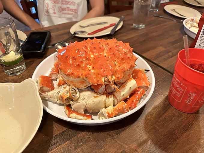 King crab this magnificent deserves its own throne, and maybe a standing ovation from neighboring tables.