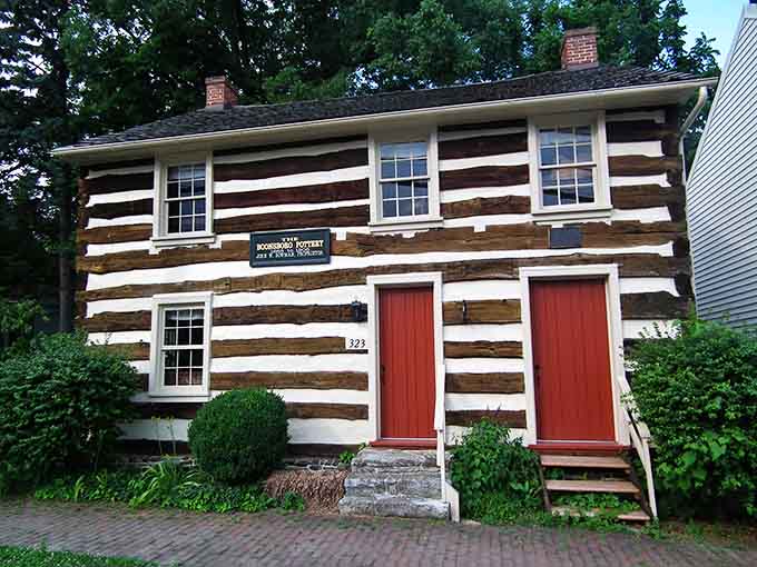 Log cabin construction meets historic preservation in this beautifully maintained building that proves old-school craftsmanship never goes out of style.