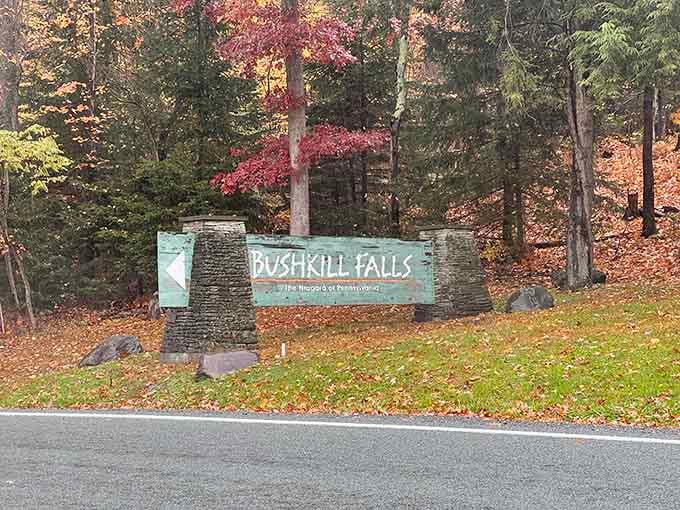 That welcome sign means you've arrived at Pennsylvania's answer to Niagara, minus the tourist traps and barrel riders.