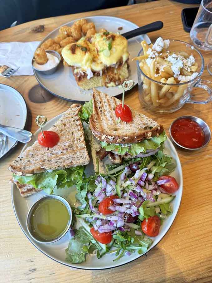 When your brunch spread requires a strategic eating plan, you know you've ordered exactly the right amount of food.