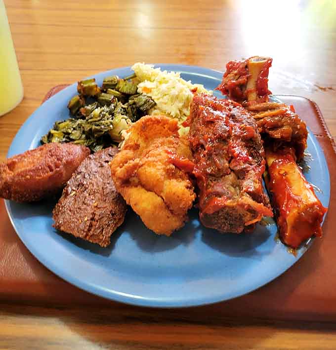 Ribs, catfish, and all the fixings prove that variety isn't just the spice of life, it's dinner.