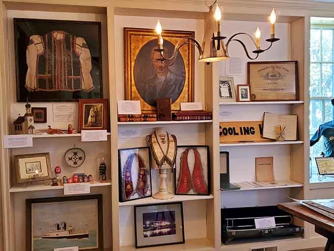 Maritime history fills these shelves with treasures that tell stories of canal life spanning centuries of American commerce.