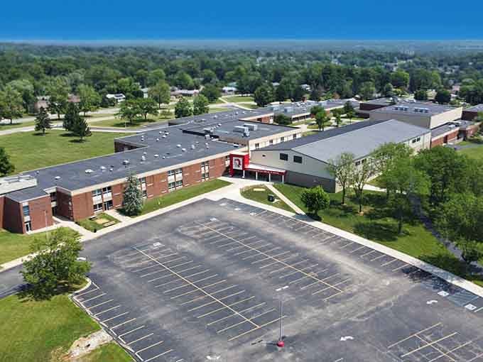 Modern school facilities where students get actual attention instead of becoming anonymous faces in overcrowded hallways everywhere else.