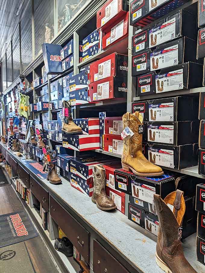 Boot selection so good you'll want to buy a pair even if you've never ridden anything larger than a lawnmower.