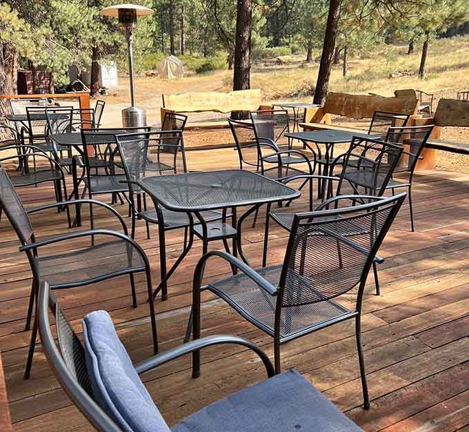 The perfect spot to catch your breath and swap stories about which zipline made you scream the loudest.