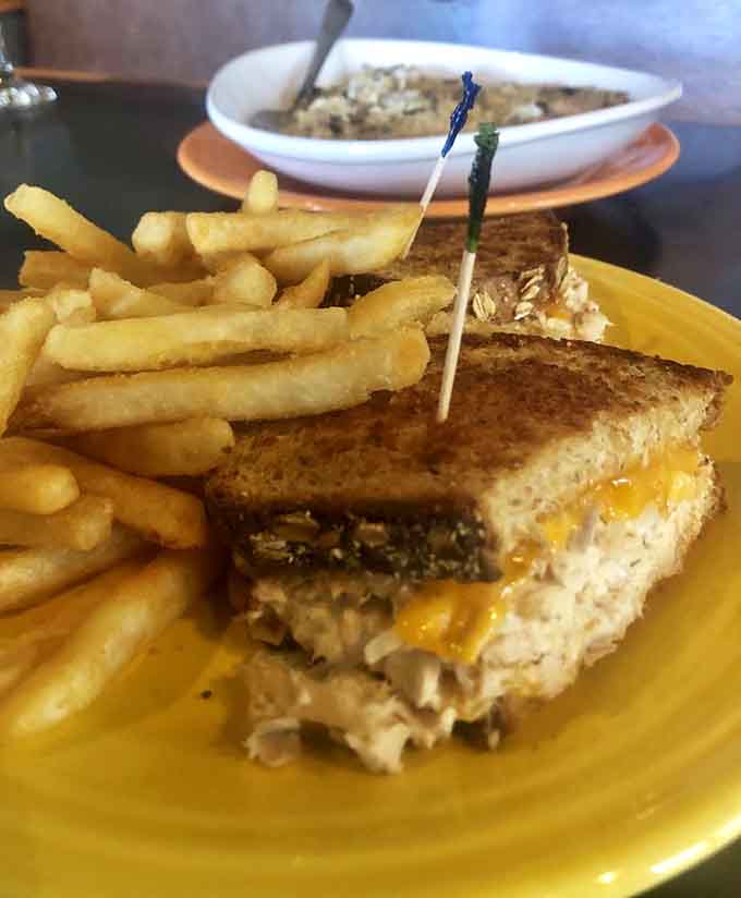 That golden-grilled tuna melt with melted cheese oozing out proves comfort food doesn't need to be complicated to be perfect.