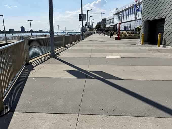 This wide, welcoming path practically begs you to take a leisurely stroll or energetic bike ride.
