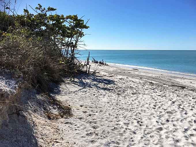 Endless shoreline that makes you wonder why anyone fights for space at crowded beaches back home.