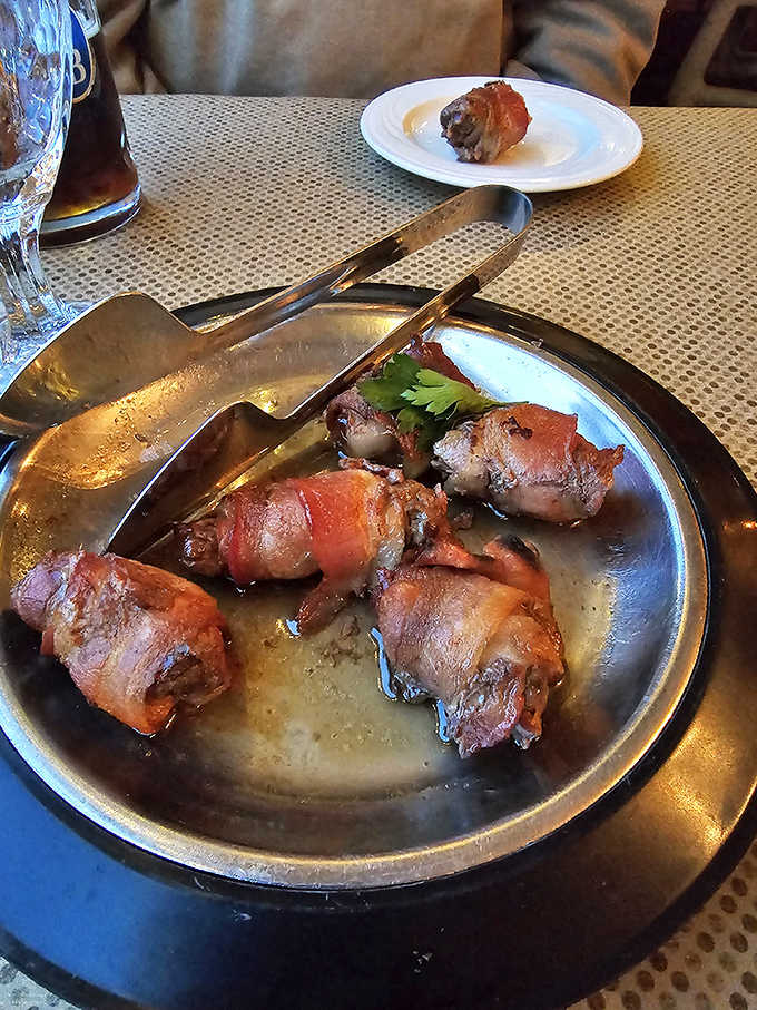 Bacon-wrapped anything is delicious, but these beauties in butter sauce take it to another level of indulgence.