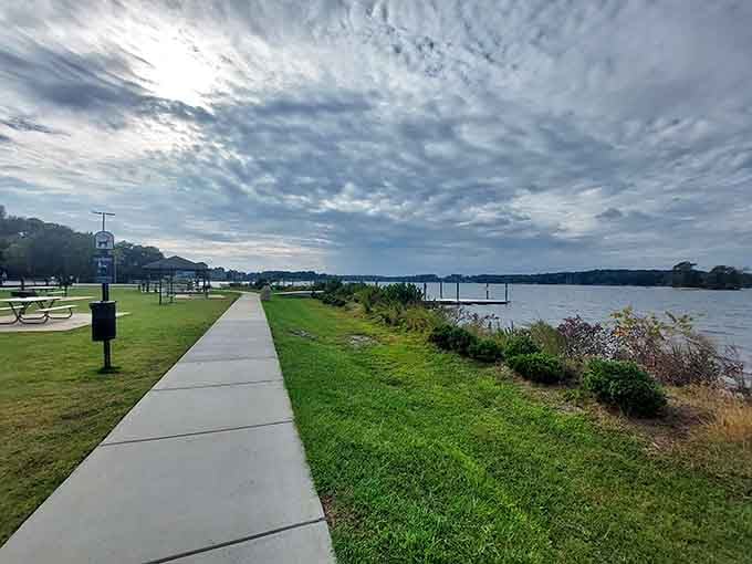 Walking paths where the hardest decision is whether to stroll, jog, or just admire the view all day.