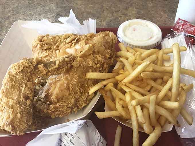That crackling crust and those perfectly cooked fries prove that simple done right beats fancy done wrong.